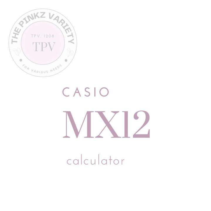 TPV - CASIO Calculator MX12 / 1 PC. | Lazada PH