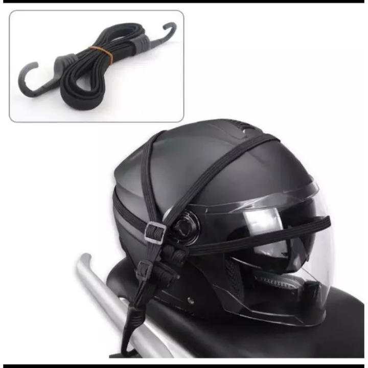 Jaring Helm Motor Tali Elastis Dengan 2 kait Pengikat Jog Helm ...