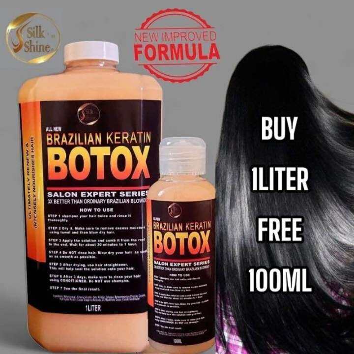 Brazilian keratin Botox | Keratin Hair Treatment upto 80% straightening effects Free 100 ml ...