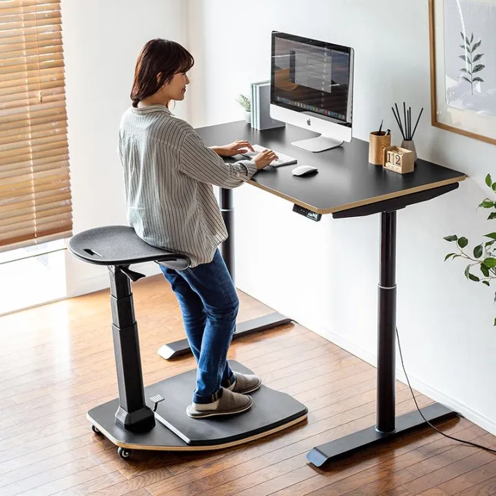 Sit Stand Office Chair Half Sitting Office Stool for Standing Desk | Lazada
