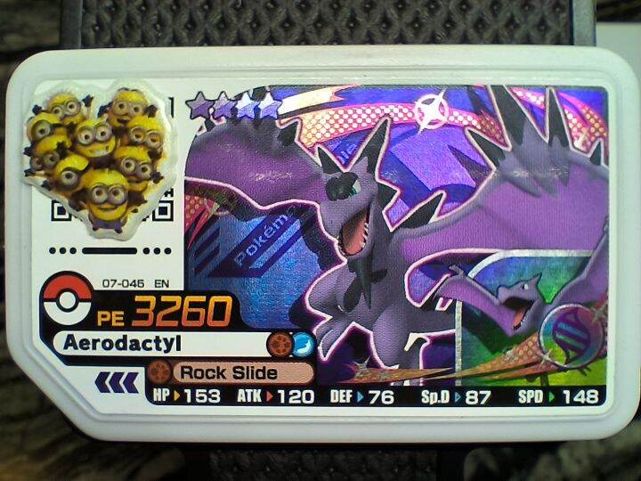 Original 4 stars Pokemon Gaole Disc 07-045 Aerodactyl with Mega ...