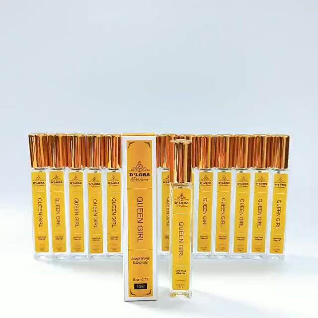 Nước Hoa Nữ D'Lora Queen Girl MÀU VÀNG, Tinh Dầu Nước Hoa Body Mist Nữ Thơm Lâu, Lưu Hương 6-8h ...