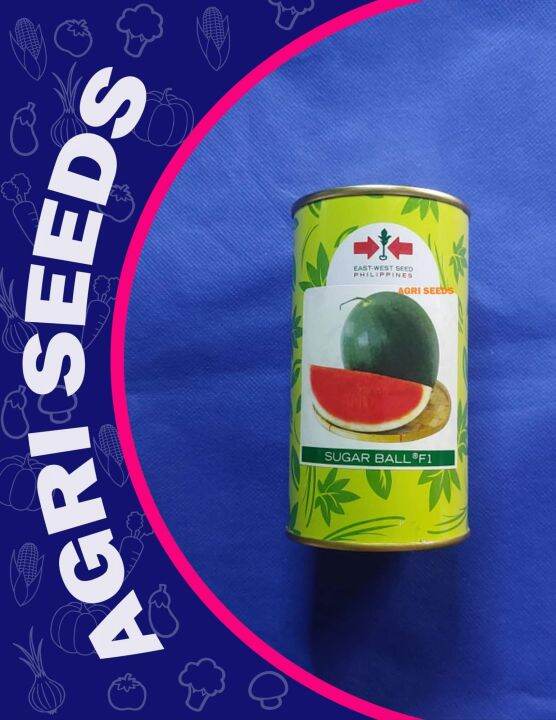 Sugar Ball F1 (100 grams) Hybrid Watermelon / Pakwan Seed by East west ...