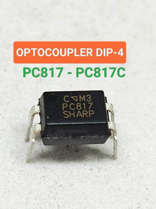 PC817 PC817C PC 817 EL SHARP OPTOCOUPLER PHOTOTRANSISTOR PHOTOCOUPLER DIP-4 / IC pc817 otopcoler ...