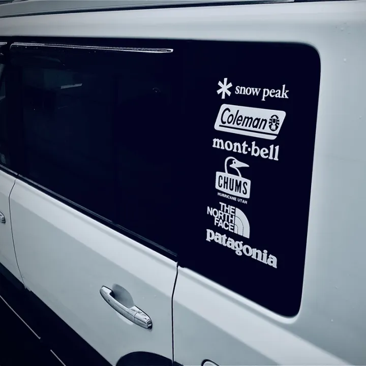 Japanese Outdoor Camping Mountain Fashion Brand Waterproof Car Stickers ...