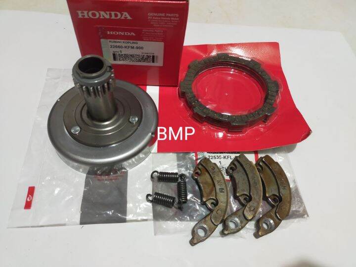 lonceng mangkok Ganda KFM+kampas kopling+kampas ganda only Supra fit ...