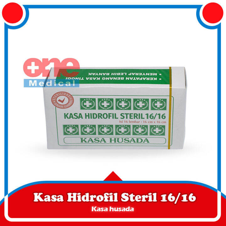 Kasa Steril Husada | Kasa Hydrofil Husada | Kasa Husada Steril 16cm x ...