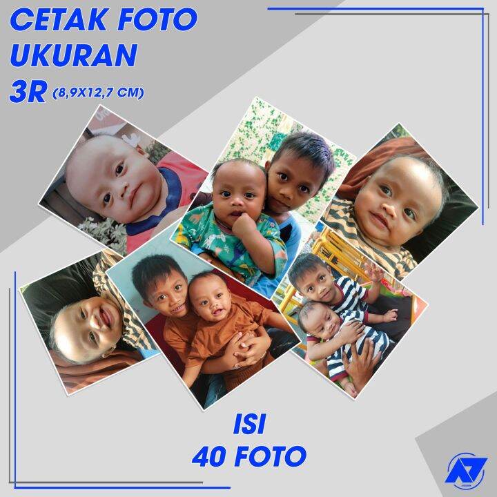 CETAK FOTO 3R DAPAT 40 FOTO | Lazada Indonesia