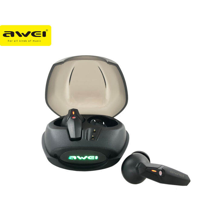 Awei T25 TWS True Wireless Gaming In-Ear Earbuds with Charging Case ...
