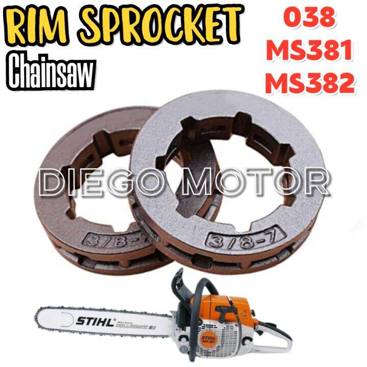 MS381 038 MS382 Rim Cincin sporket mesin senso sthil 381 382 | Lazada ...