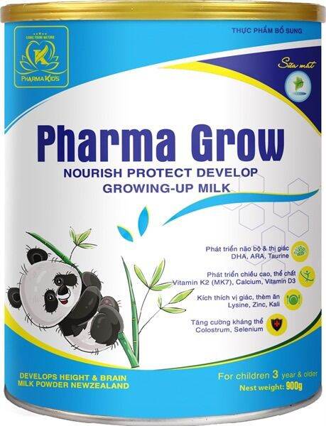 Sữa bột Pharma Grow 900gr ( Phát triển trí não) - bé từ 3 tuổi | Lazada.vn