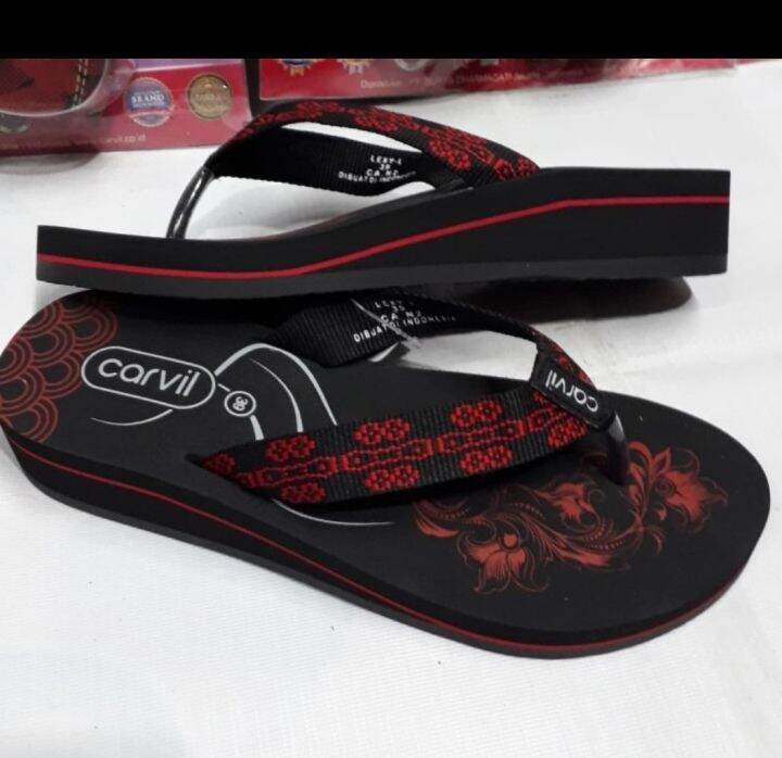 sandal carvil LEXY Red | Lazada Indonesia