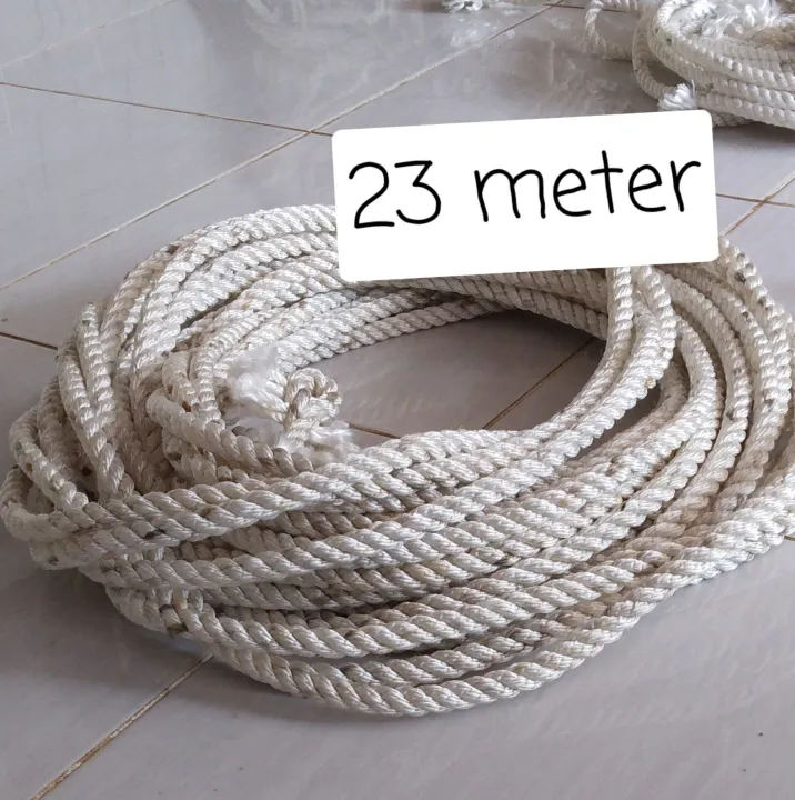 Tali tampar 6 mm 23 M / tali tambang serba guna / tali jemuran / tali ...