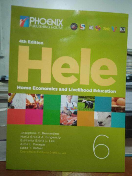 Hele Home Economics and Livelihood Education grade 6 4th edition ...