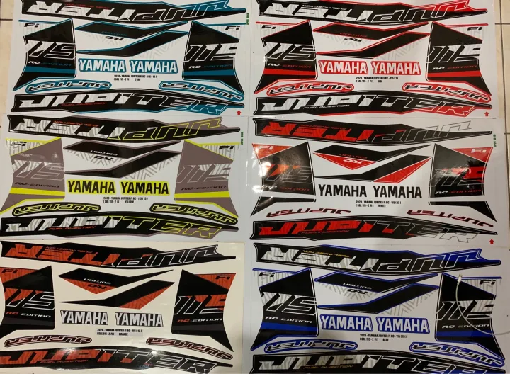 Yamaha lagenda srl 115 fi rc 115 (13) body sticker (ready stock) | Lazada