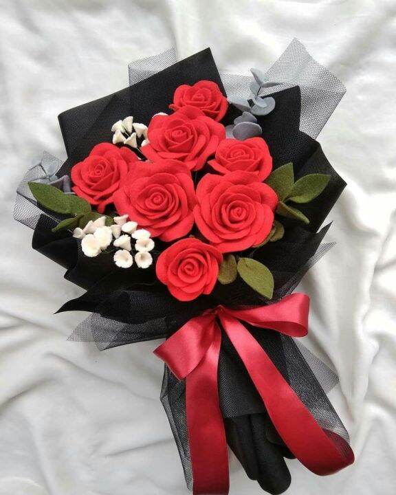 Bucket bunga mawar merah | Lazada Indonesia