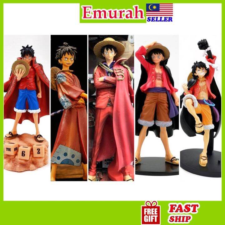 ONE PIECE LUFFY Action Figure Monkey D. Luffy Cake Topper Model ...