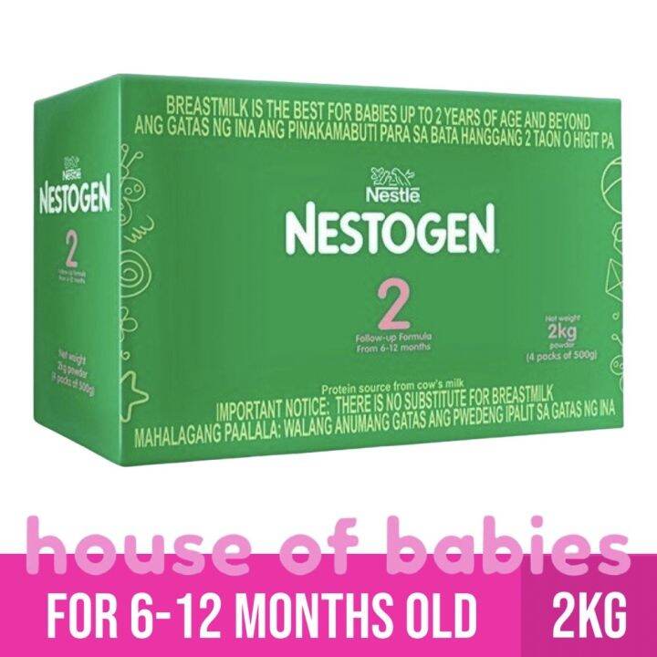 NESTOGEN 2 2kg 6-12 Months Old Milk Supplement | Lazada PH