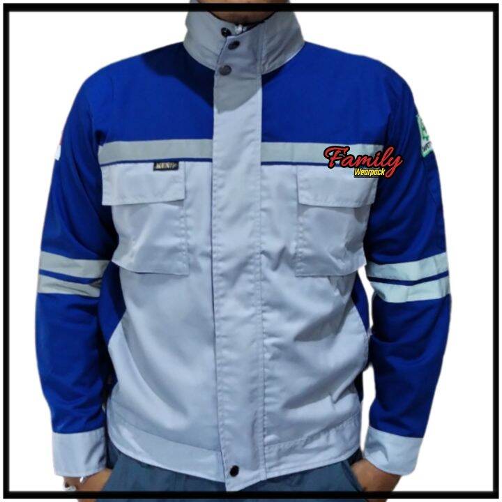 Baju Kerja K3/ Wearpack Semi Jaket/ Baju Kerja Proyek/ Seragam Tambang ...