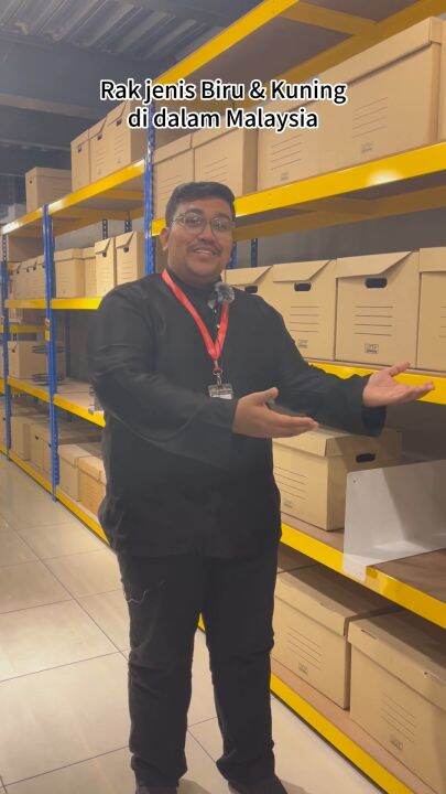 TTF Rack™ Boltless Rack H152-183cm D31-61cm/Rack 4 Level Rak Besi ...