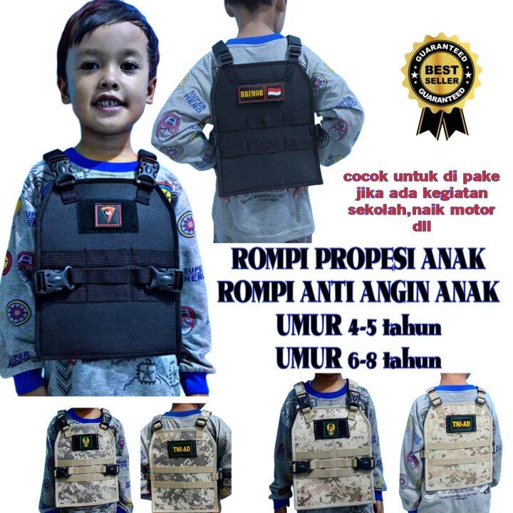 Rompi tempur anak rompi anti angin anak rompi motor anak rompi provesi ...