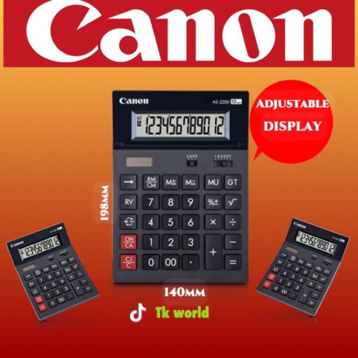 Canon AS-2200 12 digit desktop | Lazada