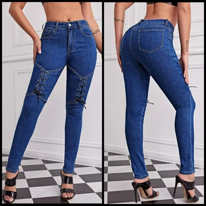 Super Sale 🔥 Cut-Out Waist Maong Jeans | Lazada PH