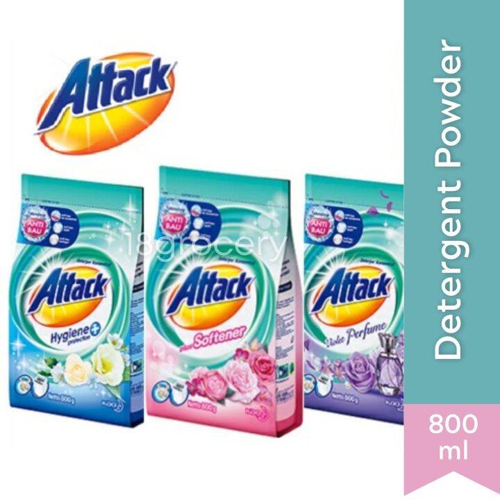 Attack Laundry Detergent Powder, 750g - 800g | Lazada Singapore