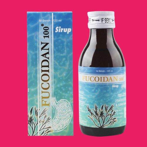 FUCOIDAN SYRUP 120 ML suplemen multivitamin lambung/vitamin dan mineral ...