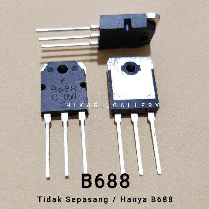 Transistor B688 PNP Transistor B 688 No Set / tidak sepasang | Lazada ...