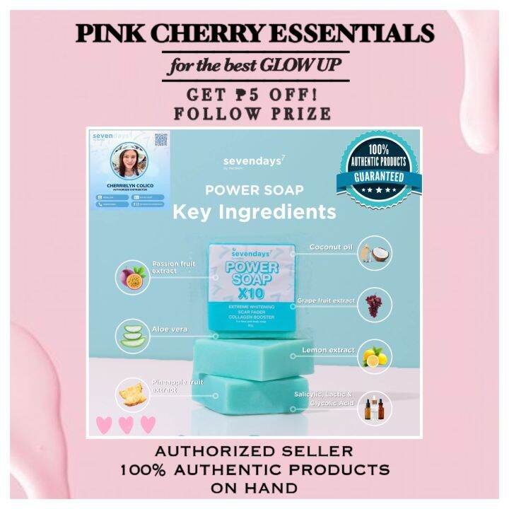 On hand! Sevendays by Her Skin Power Soap x10 Original Extreme ...