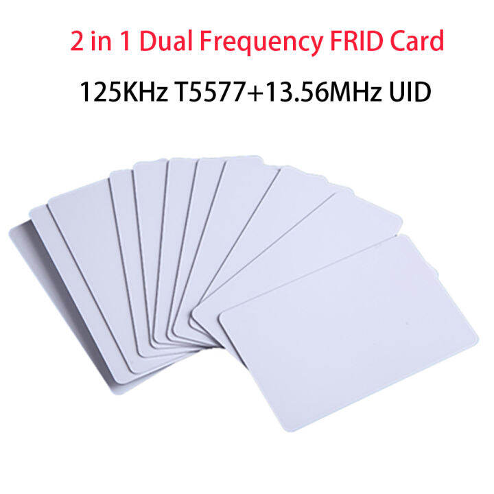 10PCS 13.56Mhz Blank Colored Plastic PVC RFID Smart Media Digital ...