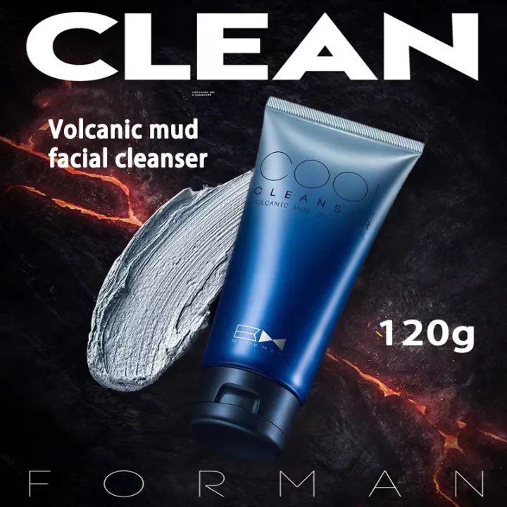 BLUE MAN Men's Volcanic Mud Facial Cleanser 120g | Lazada.co.th