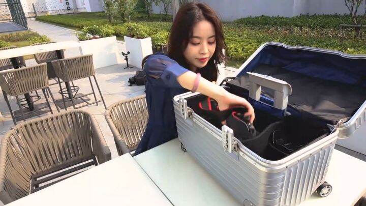 Aluminum high-end 18/20 inch boarding case suitcase suitcase suitcase ...