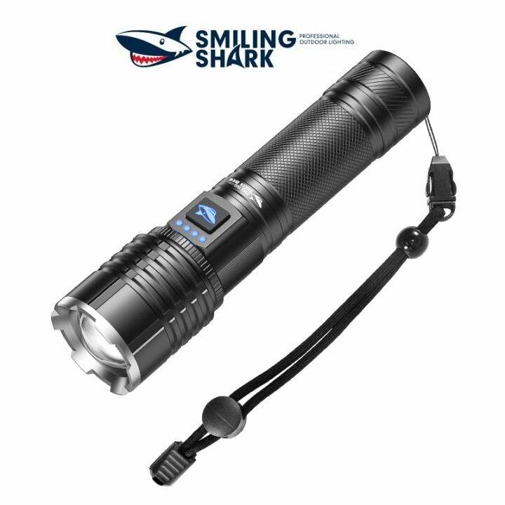 Smiling Shark SD7131 Powerful Torch Light M60 6000LM Super Bright ...