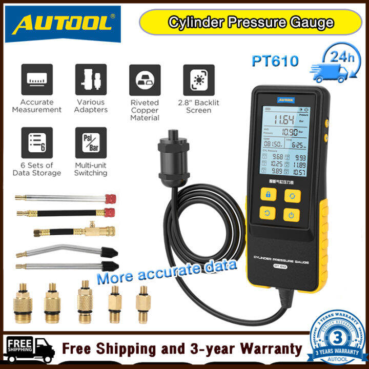 【Latest Version】AUTOOL PT610 Digital Display Intelligent Cylinder ...