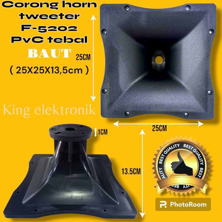CORONG HORN TWEETER PVC F-5202 25x25cm MODEL RCF BAUT (harga sudah ...