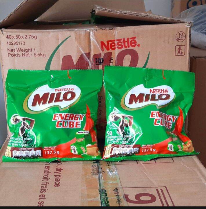 Milo cube isi 100 pcs COD/HALAL (2 bungkus kemasan original 50 pcs ...