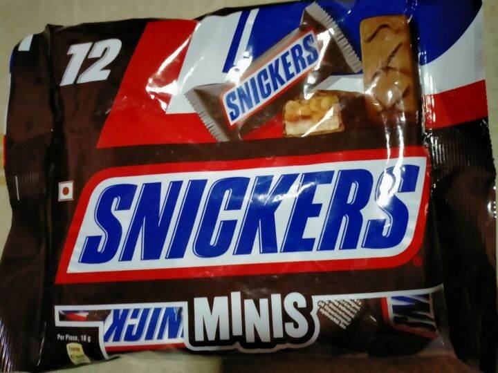 Snickers minis 12 units x 18g(each) | Lazada PH
