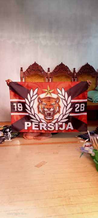 Bendera Printing Suporter Sepak Bola PERSIJA JAKARTA ready stok ...