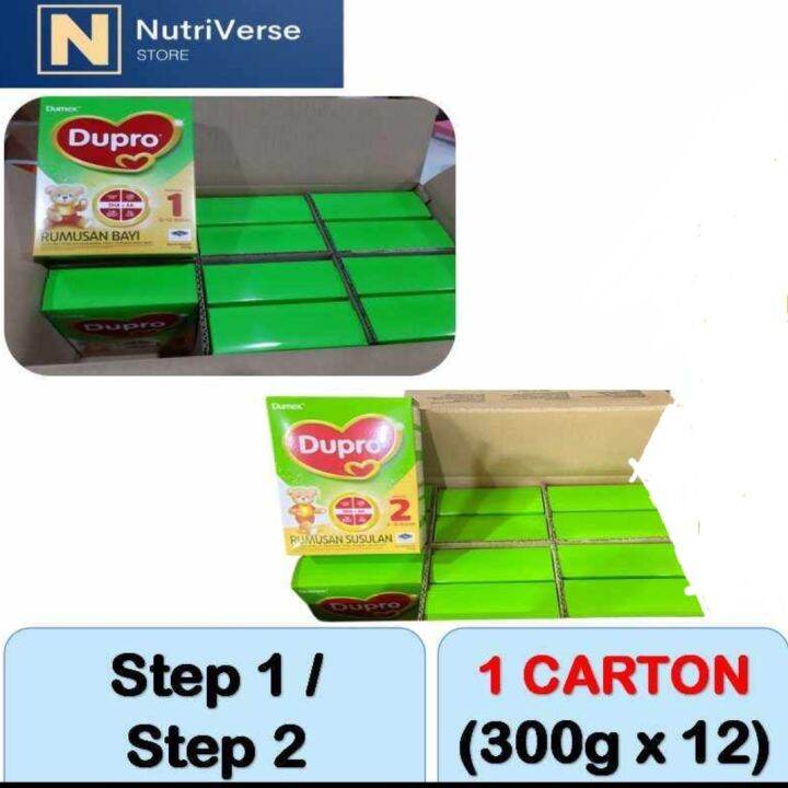DUPRO Step 1 (1 CARTON) 300g x 12 boxes EXP 2025 | Lazada