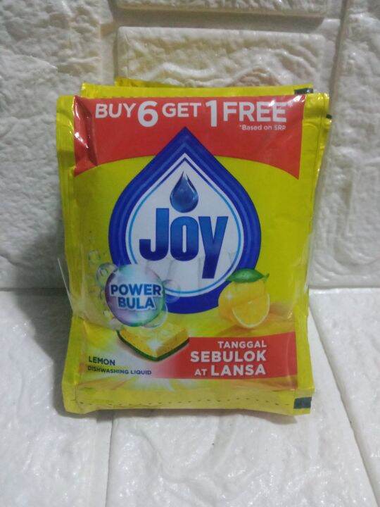 Joy Dishwashing Liquid Lemon 18.5ml 6+1 | Lazada PH