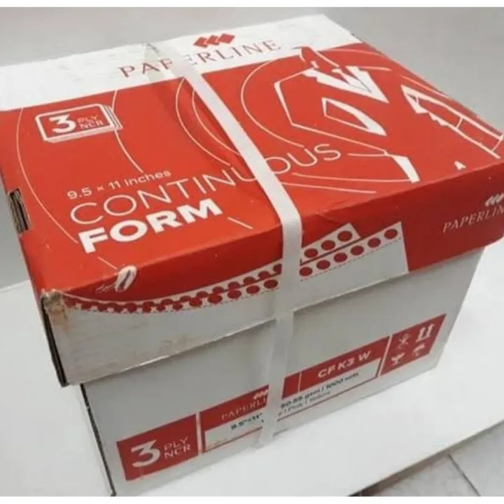 Continuous Form Merk Paperline 3 Ply HVS A4 Bagi 2 Full Set | Lazada ...