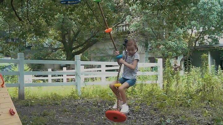 【COD】เด็ก Swing Disc Climbing Rope สนามเด็กเล่นอุปกรณ์ของเล่น | Lazada ...