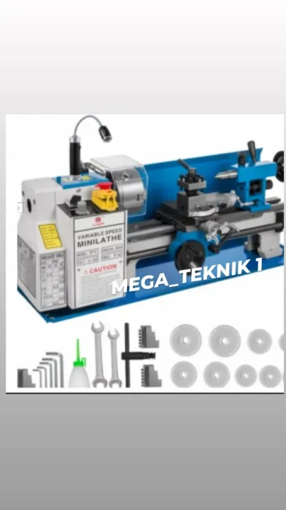 MESIN BUBUT MINI //MESIN BUBUT BESI TYPE MINI LATHE GP-B1 ( 180×350 ...