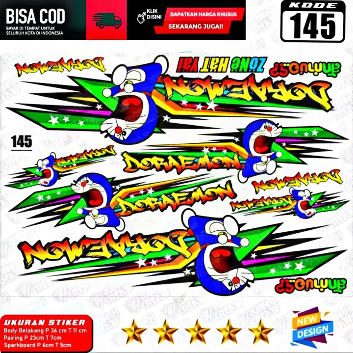 Decal Sticker Striping Variasi Animasi Honda C70 - C50 - C80 - C90 ...