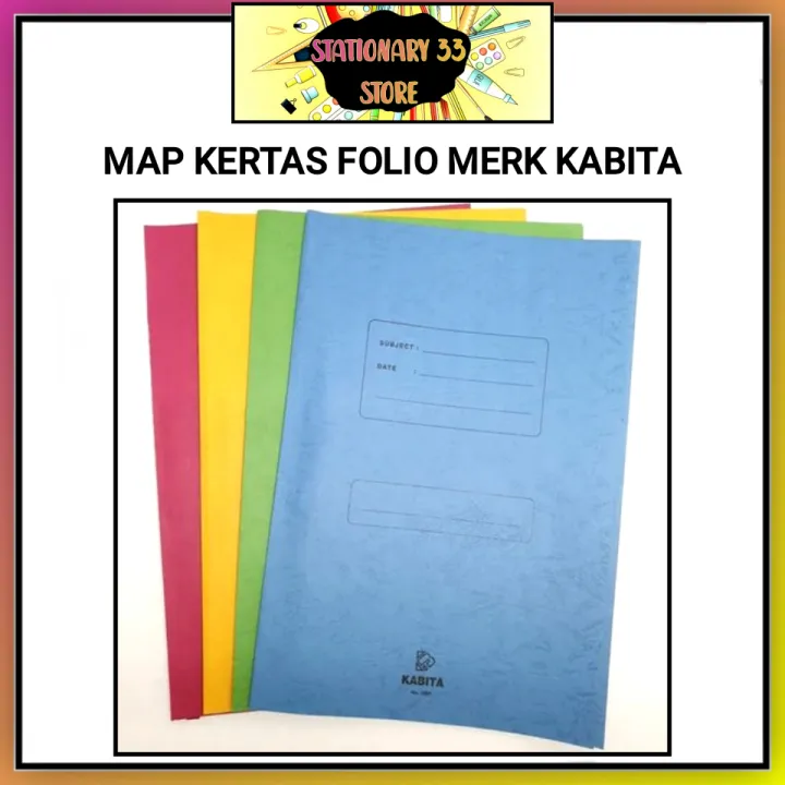 Map Kertas Folio 5002 / 1002 Kabita 1 Pak Isi 50 Lembar Stop Map ...