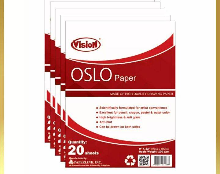 Oslo Paper 20 pcs/pack | Lazada PH