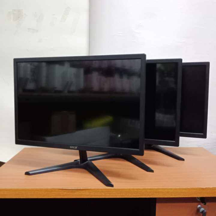 MONITOR/LAYAR LED SPC 19 WIDE HDMI+VGA LIKE NEW FOR CPU KOMPUTER ...