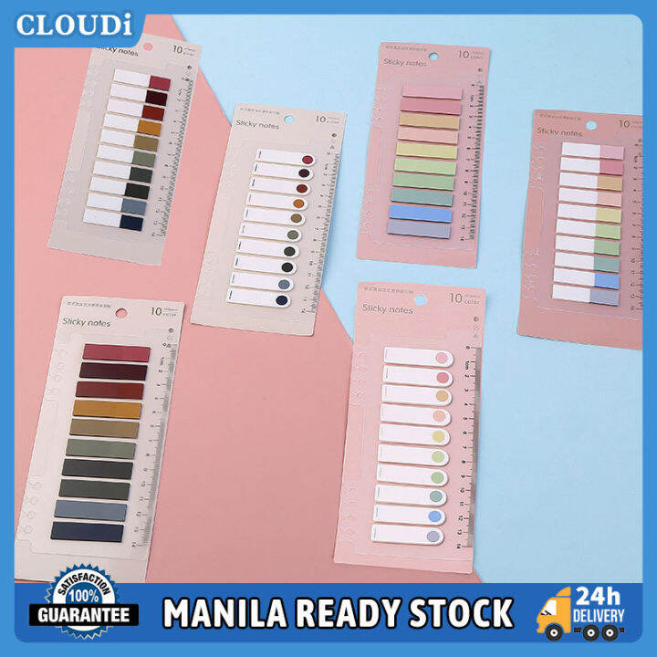 Morandi Color Post-It Note Stationery For Students Label Sticker Index ...